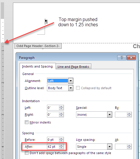 Margins for Bound Documents